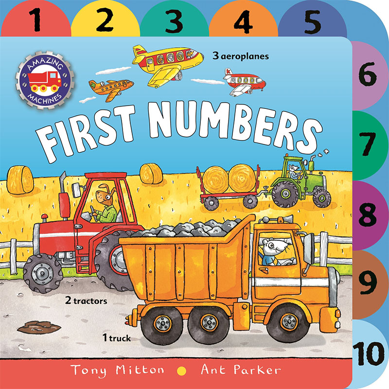 Amazing Machines First Numbers - Another Read - Children's Books